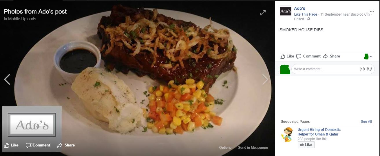 Ado’s – The Bacolod Food Hunters